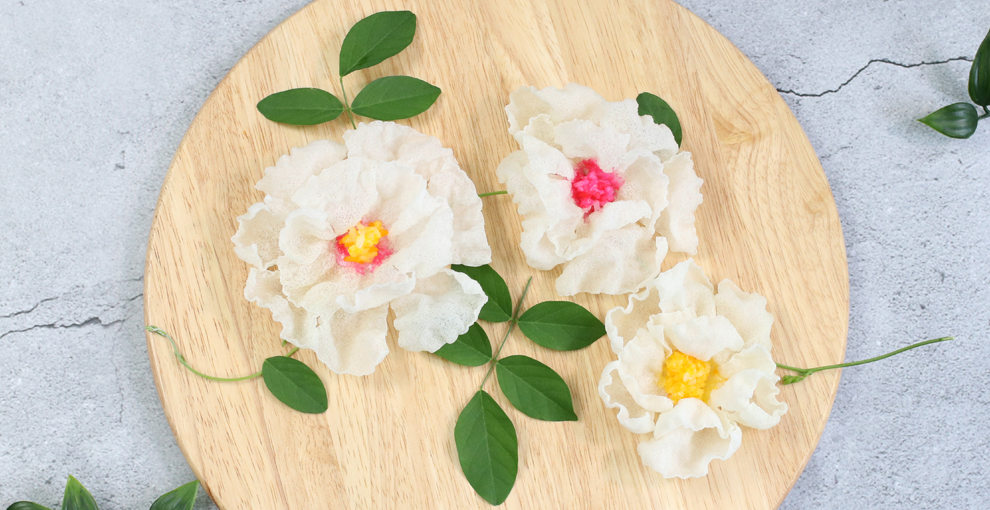 Rice Paper Flower Chips SHARP WEE CLUB Rice Paper Flower Chips SHARP WEE CLUB